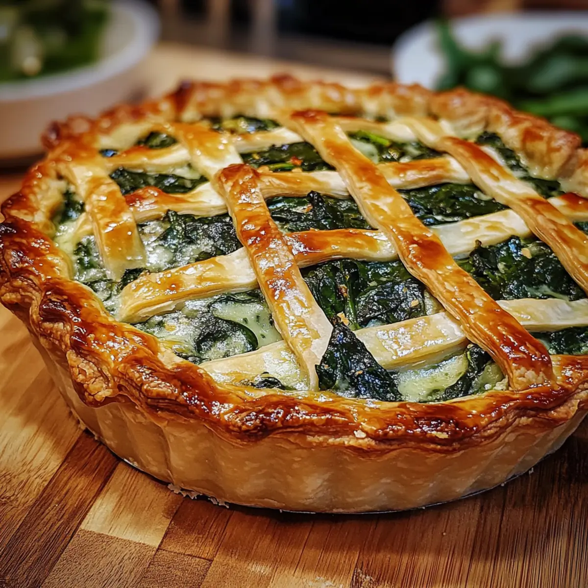 Irresistible Spinach Stuffed Pie: Delicious Comfort Food