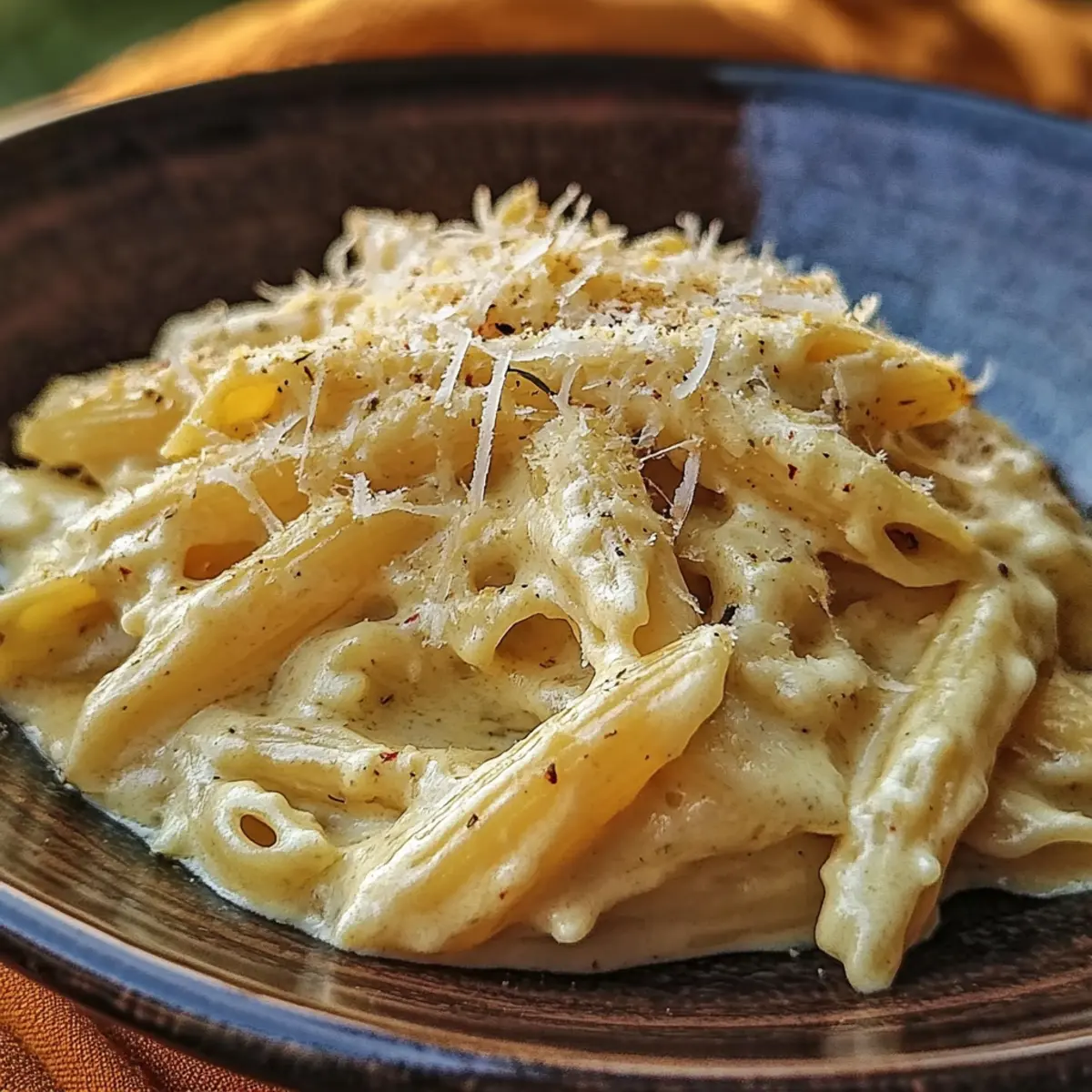 Ultimate Creamy Italian Three-Cheese Pasta Delight